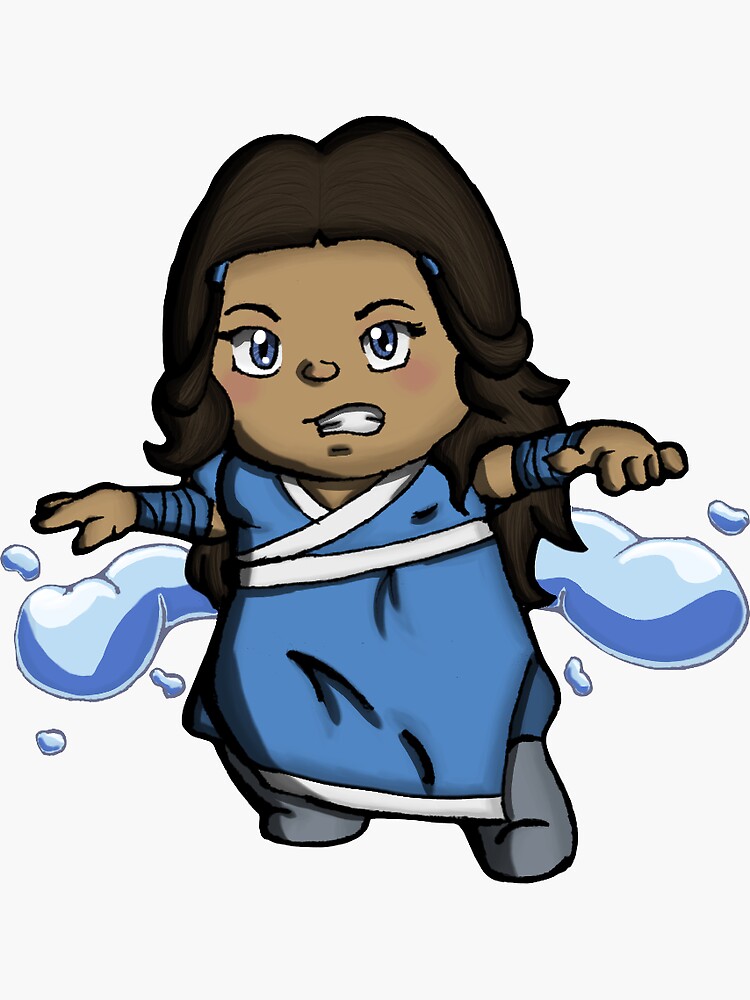 "Katara" Sticker for Sale by zladdsmith | Redbubble