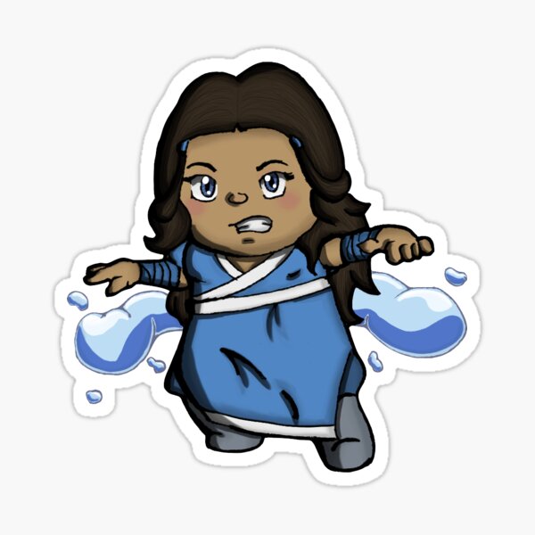 "Katara" Sticker for Sale by zladdsmith | Redbubble