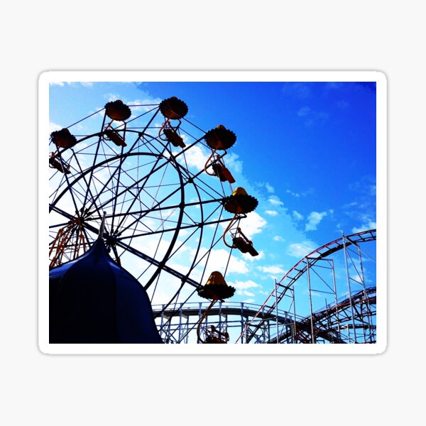 "Ferris Wheel" Sticker for Sale by Philinblank | Redbubble
