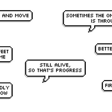 "Tav Quote Pack 2" Sticker for Sale by chaostranquil | Redbubble