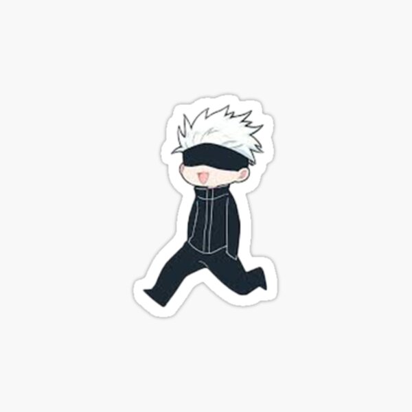 "Gojo walking sticker" Sticker for Sale by Luminin | Redbubble