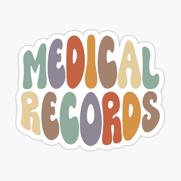 "Medical Records Proud Career Profession" Sticker for Sale by cidolopez ...