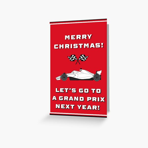 "Christmas Formula One, Christmas F1 Cards, F1 Postcards, Christmas ...