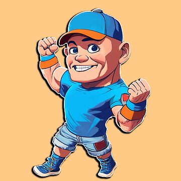 "John Cena Cartoon Art" Sticker for Sale by DavidMarcus | Redbubble