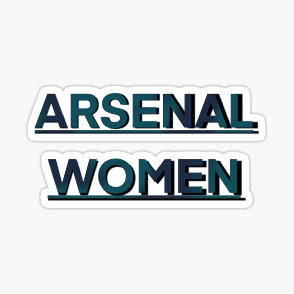 "Arsenal women third kit theme" Sticker for Sale by jente1506 | Redbubble