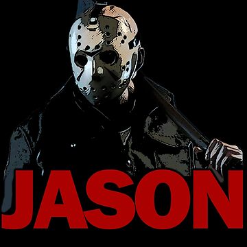 "Jason" Sticker for Sale by American Artist | Redbubble