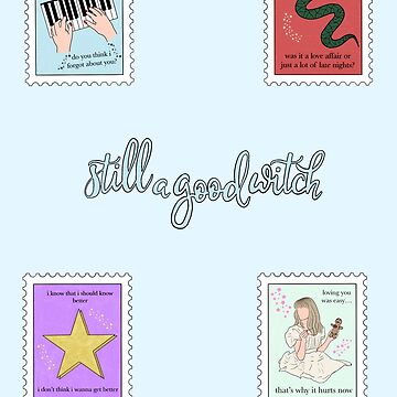 "the good witch tracks 1-4 sticker pack" Sticker for Sale by emproct ...