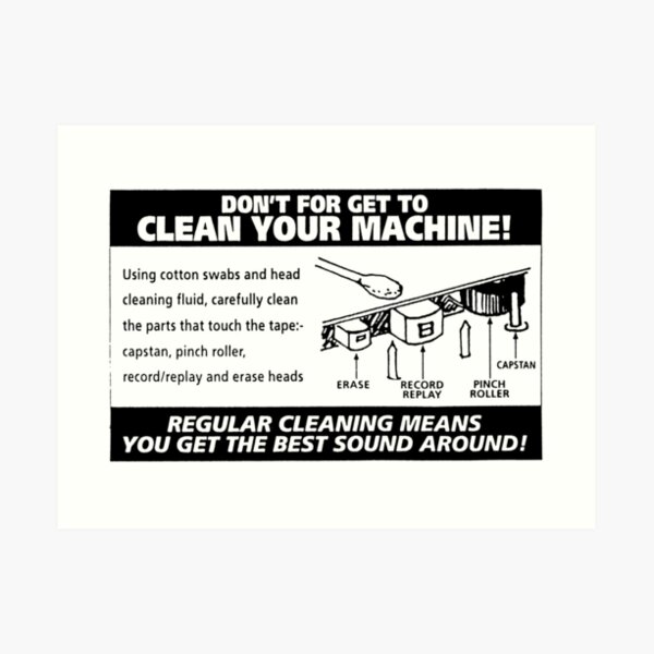 "Clean Your Machine!" Art Print by thomasesmith | Redbubble