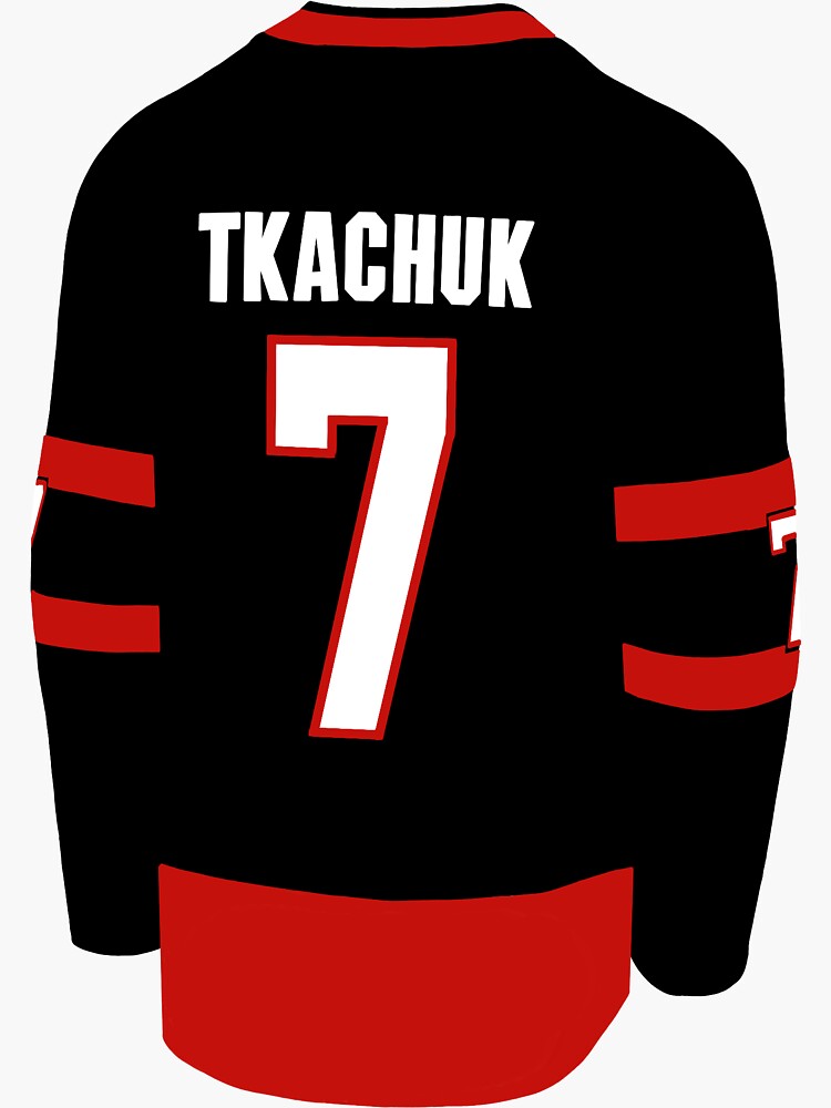 "Brady Tkachuk Jersey" Sticker for Sale by aenewby | Redbubble