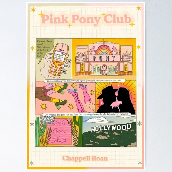 "The pink pony club poster " Poster for Sale by Wyatt J Andersen ...