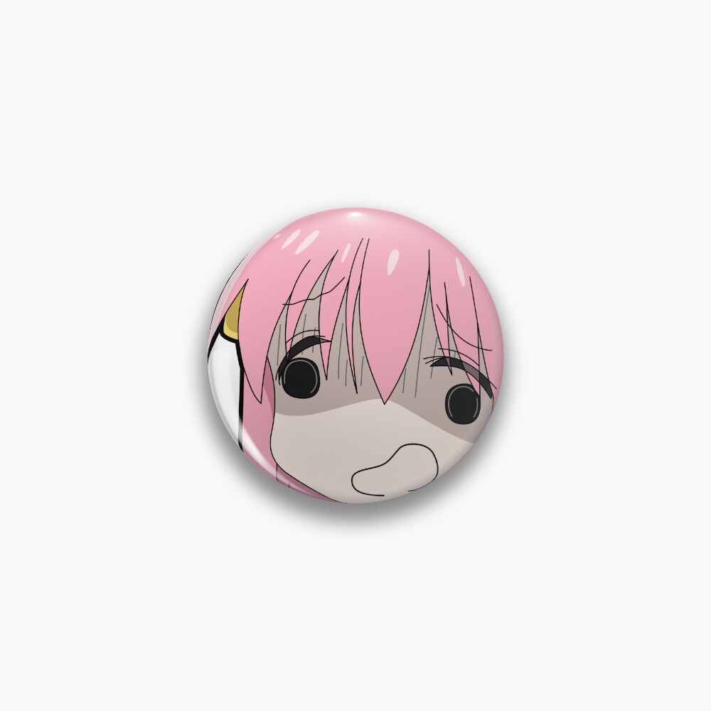 "Bocchi The Rock! Bocchi Reaction Sticker: Stressed" Sticker for Sale ...