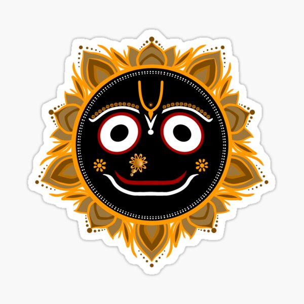"Lord Jagannath - Rath yatra - Odisha Puri" Sticker for Sale by ...