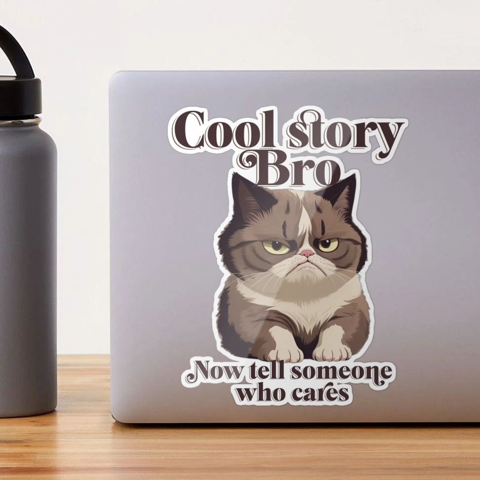 Cool Story Bro Cat Meme