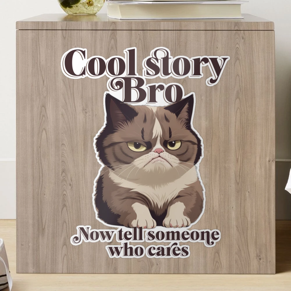 Cool Story Bro Cat Meme