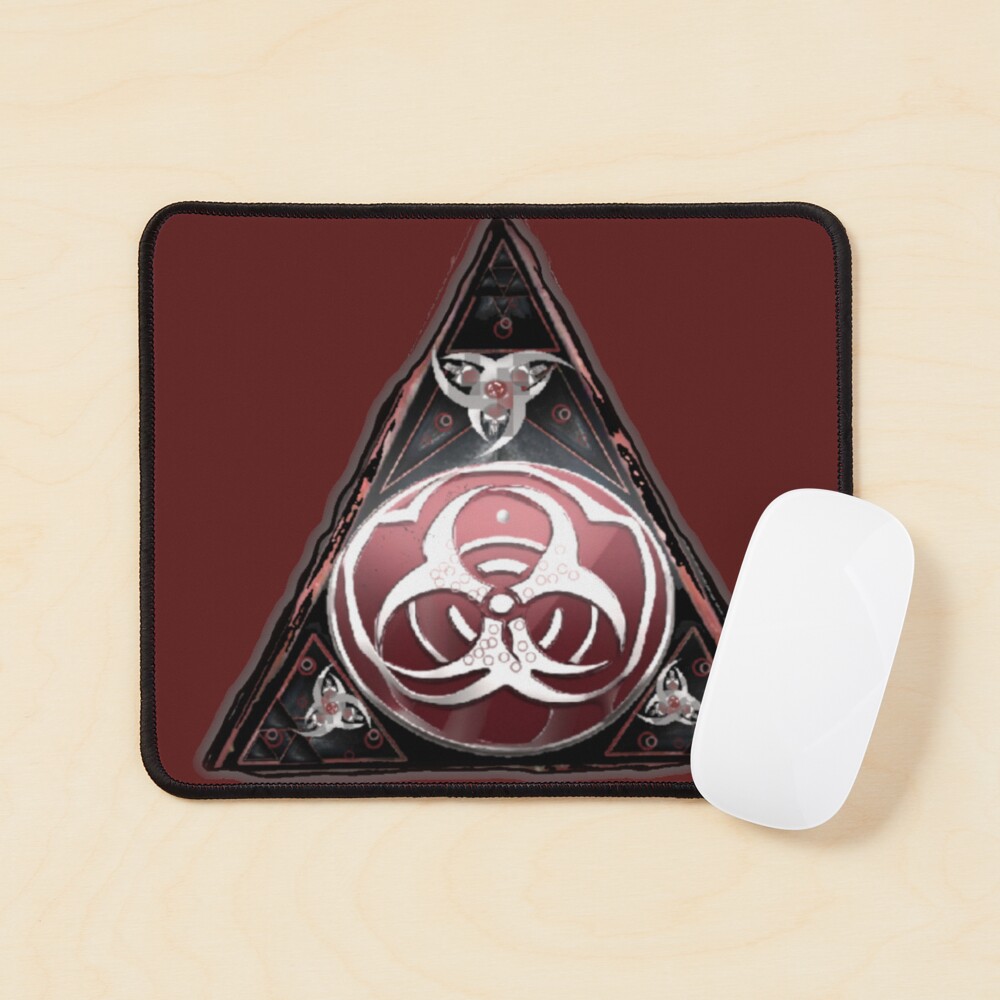 "Biohazard X Triangle | Post-Apocalyptic Red & Black Warning Enigma ...