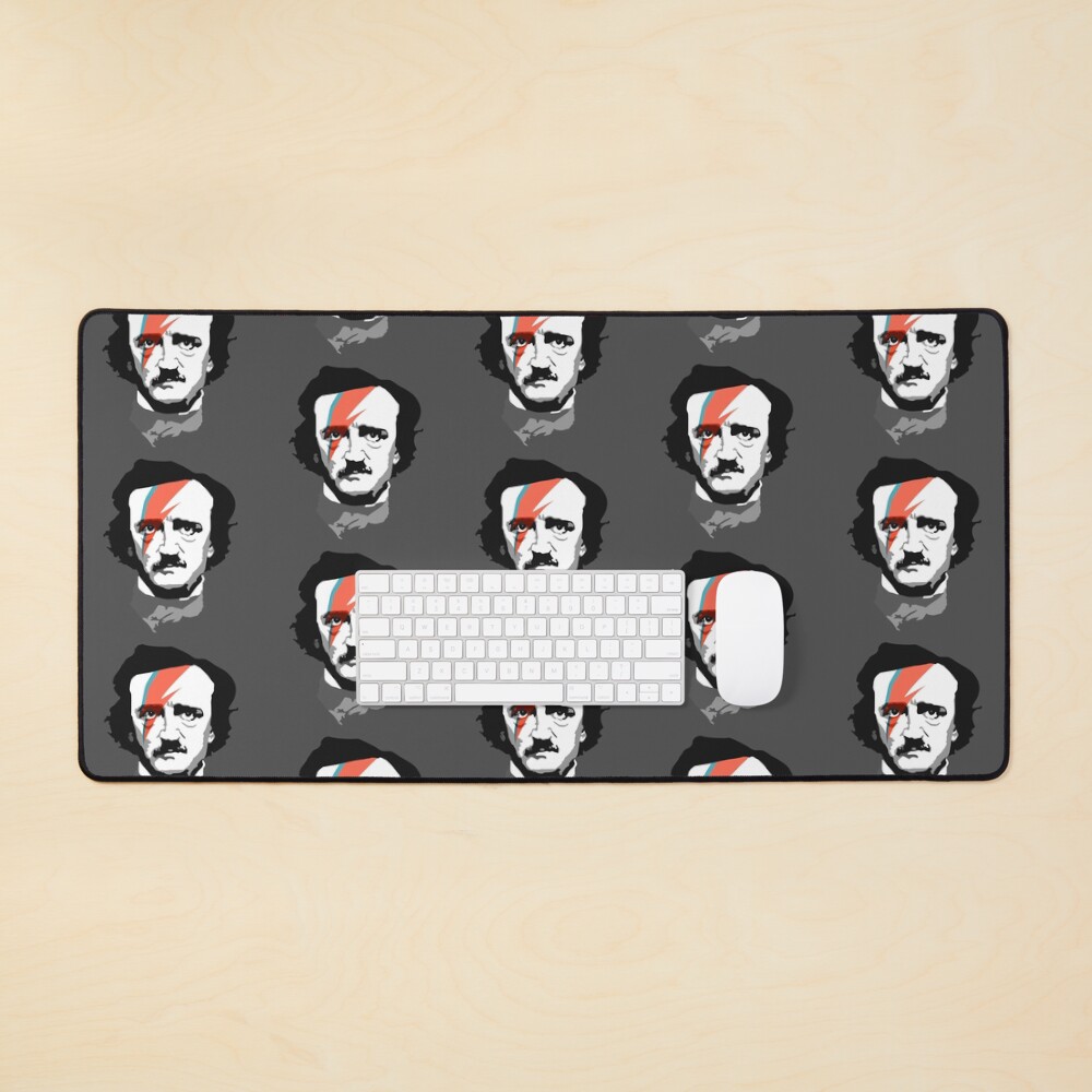 "Edgar Allan Poe - Head Only (Starman makeup)" Pin for Sale by Pieter ...