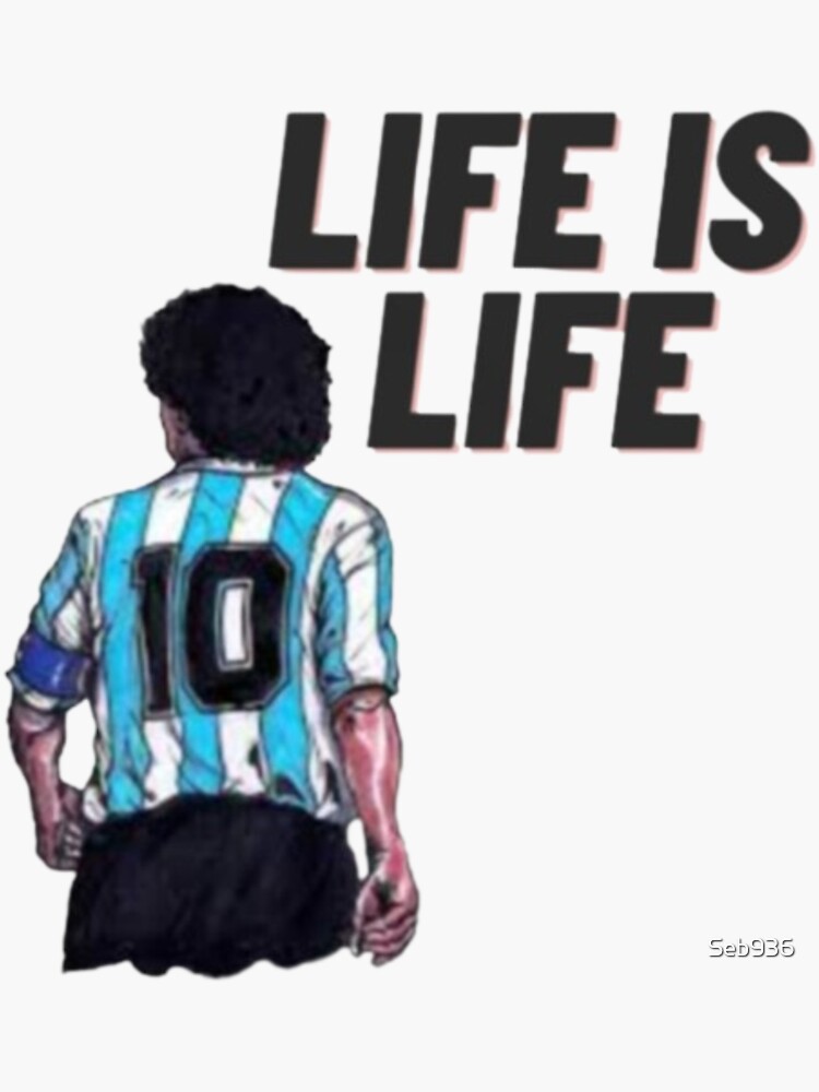 "Life Is Life" Sticker by Seb936 | Redbubble