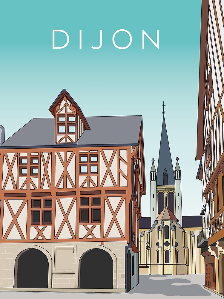 Affiche De Dijon Histoire et Tradition vendu par Kizzie Historical ...