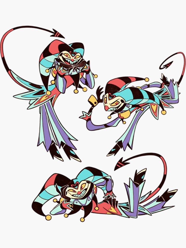 "Helluva Boss - Fizzarolli" Sticker for Sale by Camille-Miranda | Redbubble