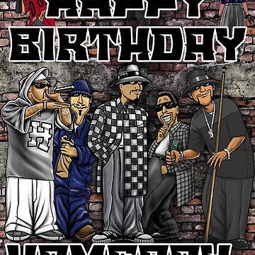 "Happy Birthday Cholo" Sticker for Sale by EnviousObjects2 | Redbubble