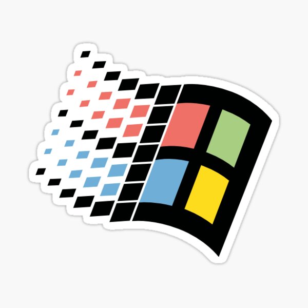 Microsoft Logo Stickers | Redbubble