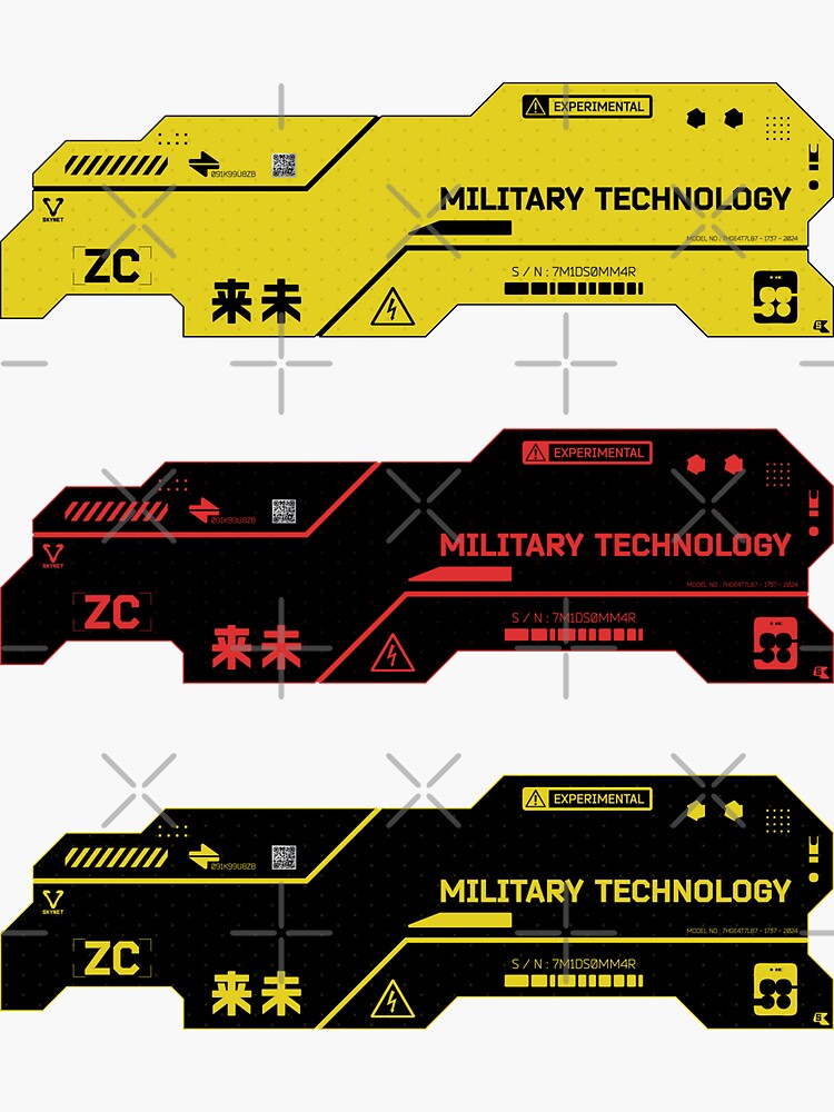 "Cyberpunk STICKERS Vol. 07" Sticker for Sale by JulianoZn97 | Redbubble