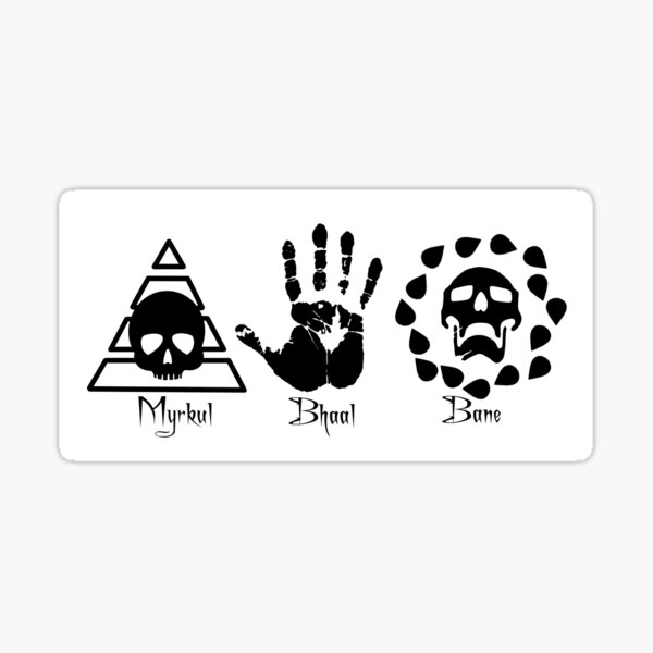 "The Dead Three " Sticker for Sale by PrincessAalayah | Redbubble