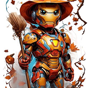 "Iron Man Halloween Look " Sticker for Sale by popflix | Redbubble