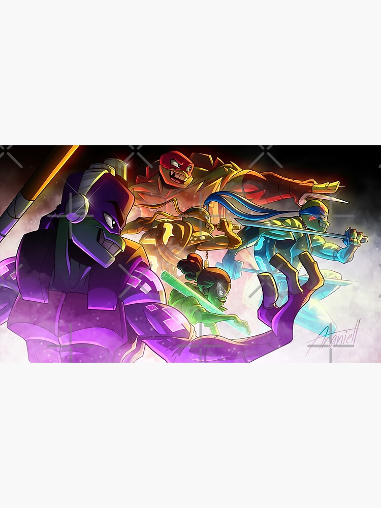 "ROTTMNT - Rise of the Teenage Mutant Ninja Turtles Colors" Art Print ...
