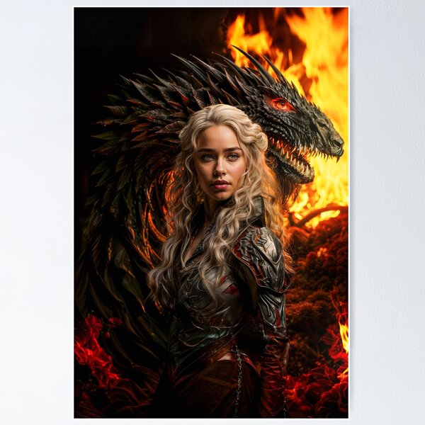 "Daenerys Targaryen" Poster for Sale by Creacas | Redbubble