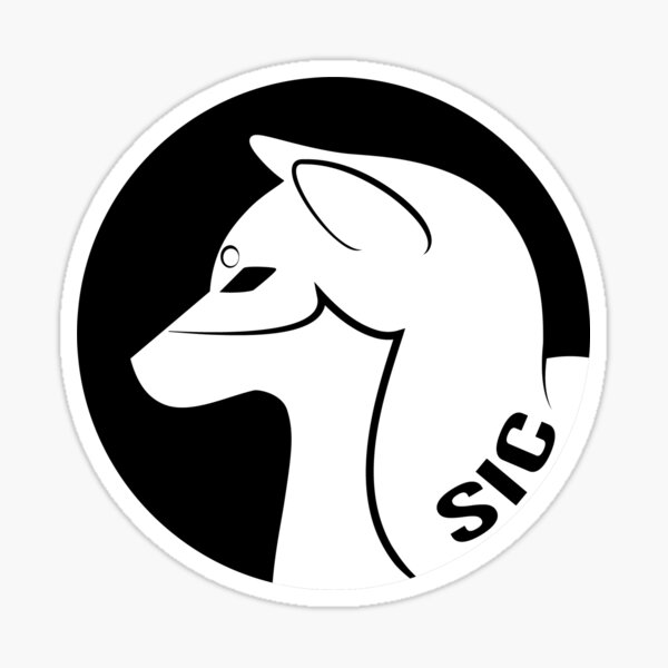"Mini Circle Sic Logo" Sticker for Sale by ShibaCommunity | Redbubble