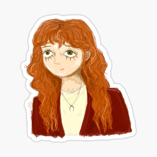 "flo odyssey doodle" Sticker for Sale by vampirefairy | Redbubble