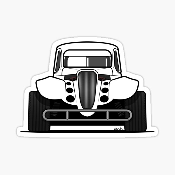 "Legend Racing Car" Sticker for Sale by douglaswood | Redbubble