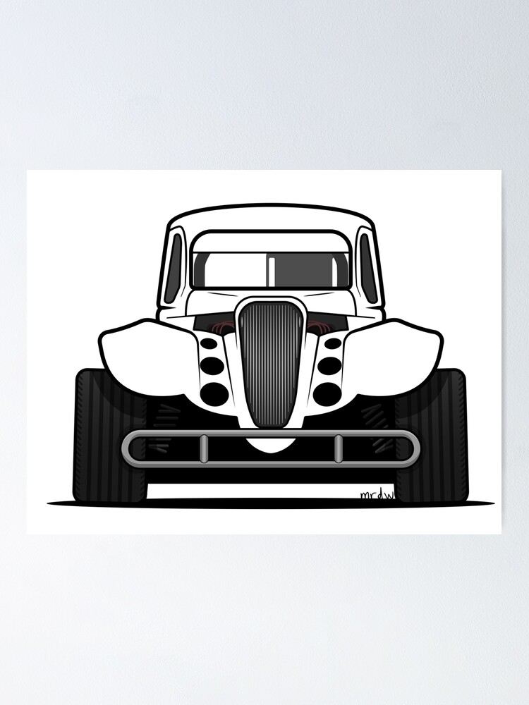 "Legend Racing Car" Poster for Sale by douglaswood | Redbubble