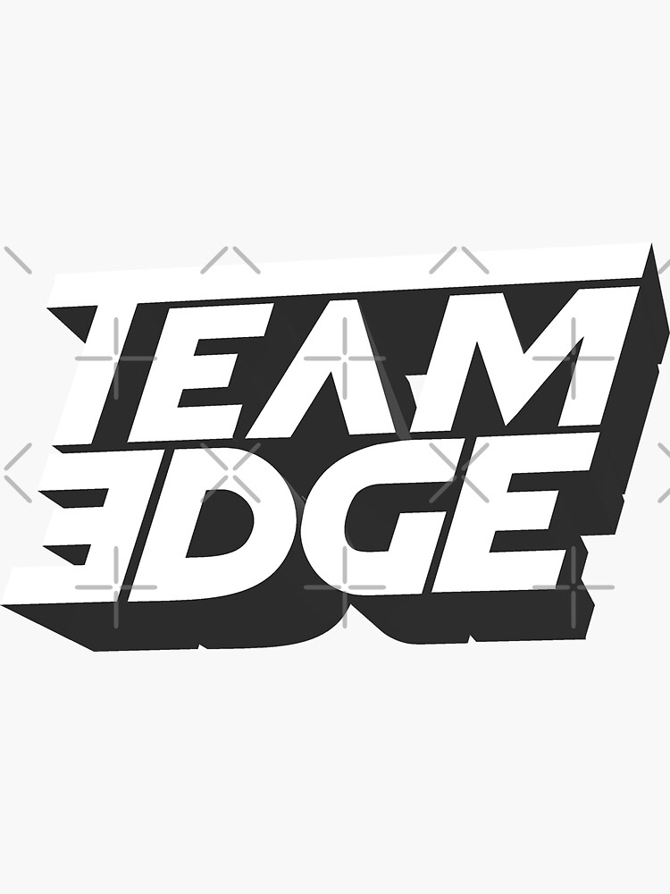 "Team Edge Merch Team Edge Logo" Sticker for Sale by pooblios | Redbubble