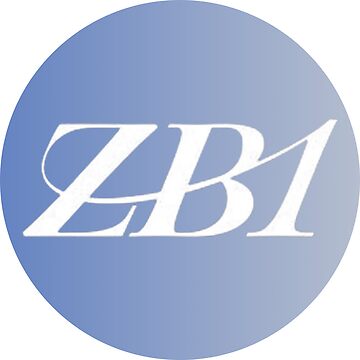 "Zerobaseone / ZB1 - Ombre Logo" Sticker for Sale by Jenna Cage | Redbubble