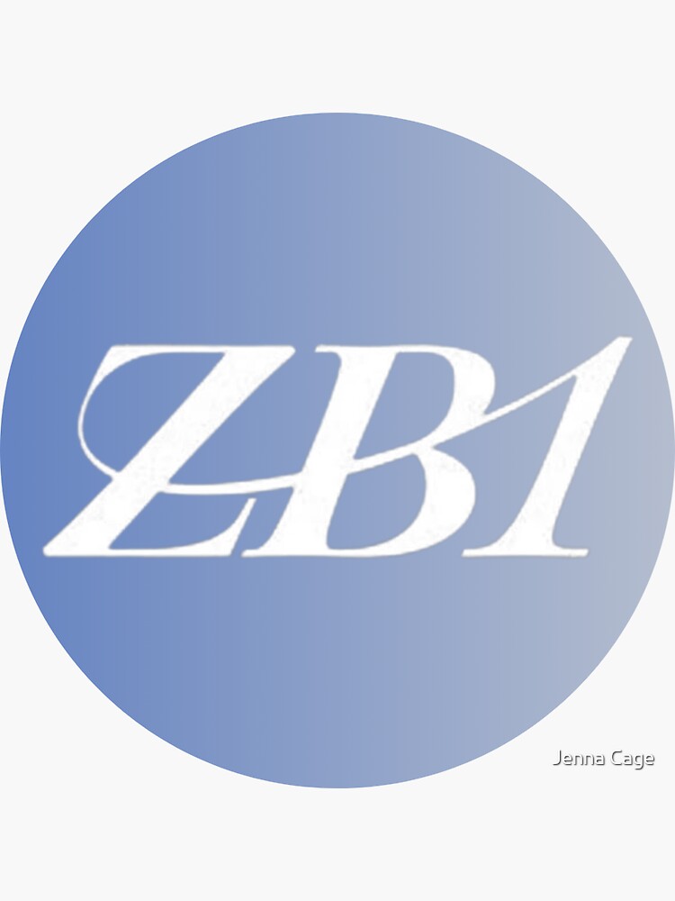 "Zerobaseone / ZB1 - Ombre Logo" Sticker for Sale by Jenna Cage | Redbubble