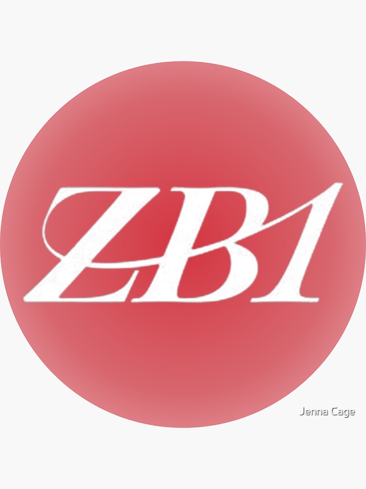"Zerobaseone / ZB1 - Ombre Logo" Sticker for Sale by cacupid123 | Redbubble
