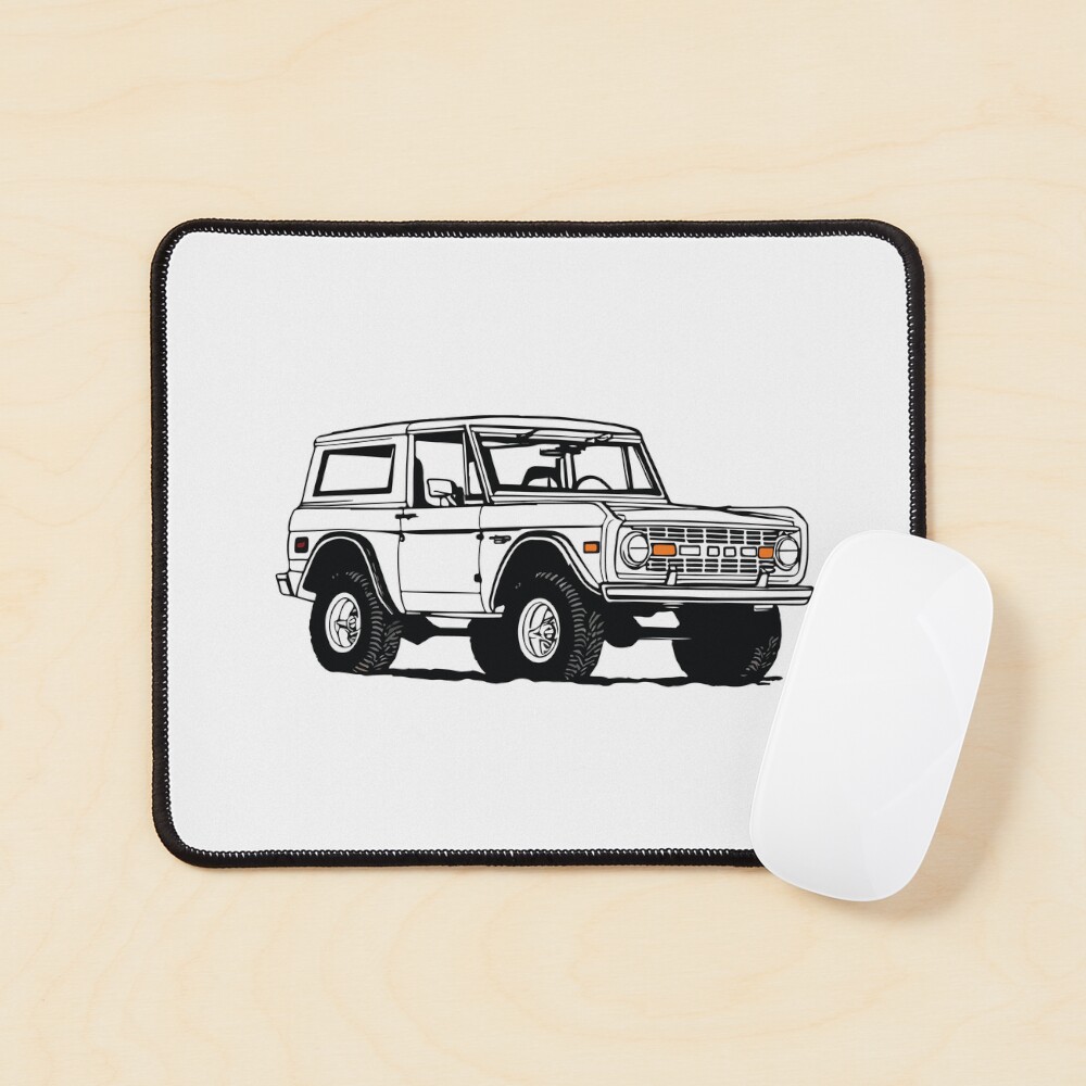 "Ford Bronco Line Drawing" Sticker for Sale by eknicole | Redbubble