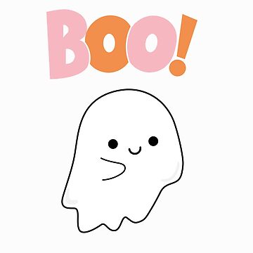 "Halloween, Funny Ghost: Boo ?" Sticker for Sale by ArtTeeZone | Redbubble