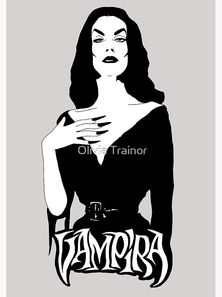 "Vampira" Art Print for Sale by Oliviatrainor | Redbubble