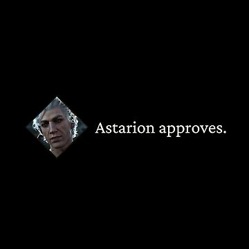 "Astarion approves" Sticker for Sale by katty1204 | Redbubble