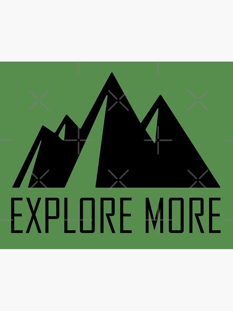 "Explore More" Sticker for Sale by esskay | Redbubble
