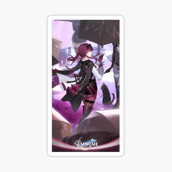 "Kafka vertical poster, Honkai Star Rail" Sticker by Demray | Redbubble