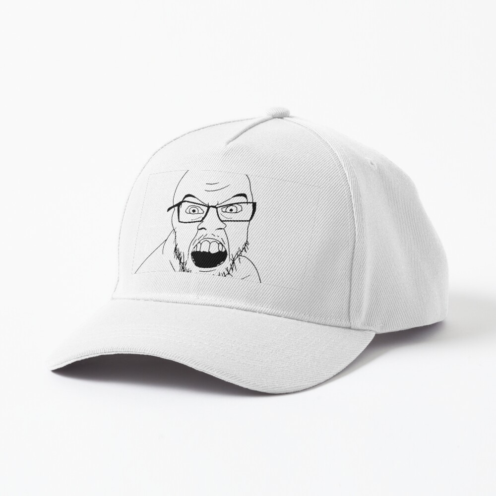 "Angry Soyjak" Sticker for Sale by TeesByPatrick | Redbubble