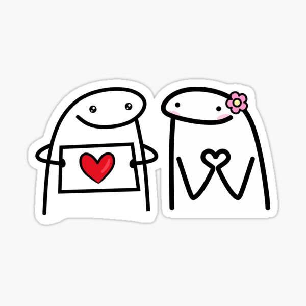 "Flork Meme - Cute for Couples" Sticker for Sale by joycefms | Redbubble