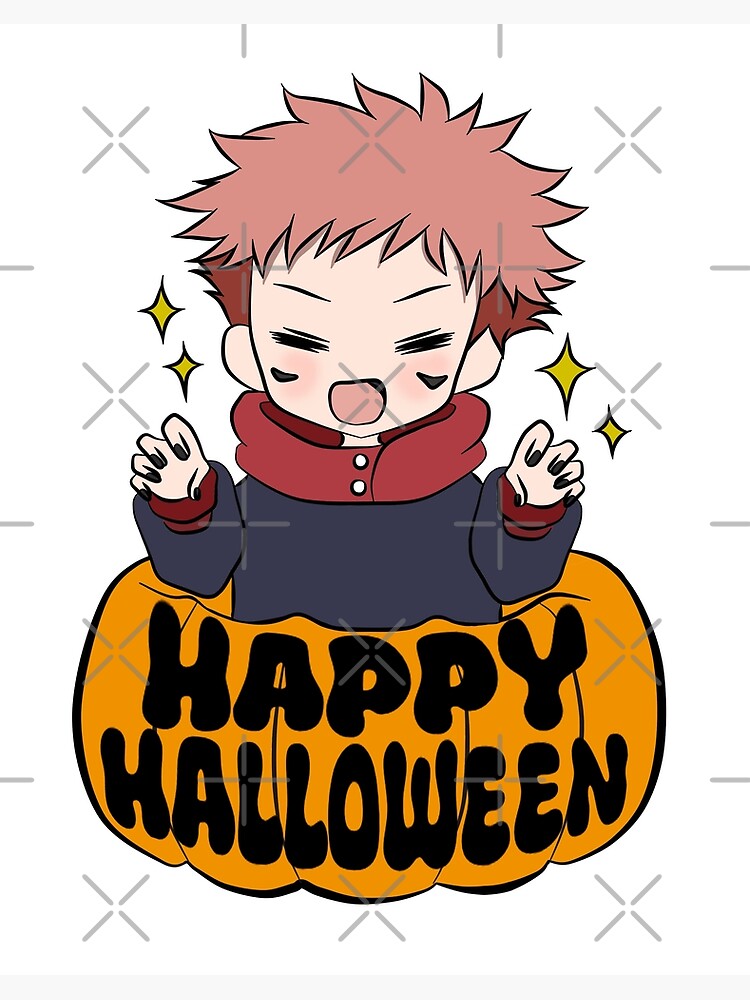 "Yuji Itadori_Halloween_Anime_Manga" Art Board Print for Sale by ...