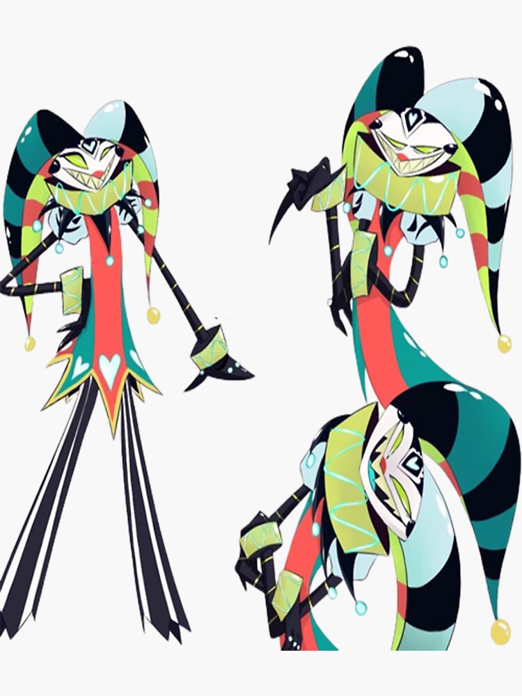 "Helluva Boss - Fizzarolli" Sticker for Sale by ULtra burx | Redbubble