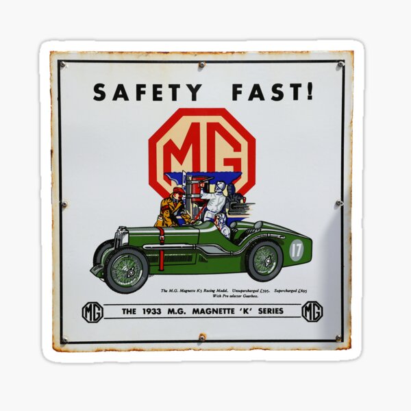"MG sports card poster" Sticker for Sale by photoslot | Redbubble