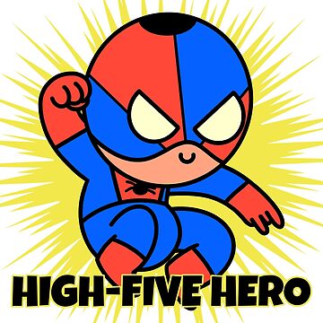 "High-five Hero design for children" Sticker for Sale by Hephzi9898 ...